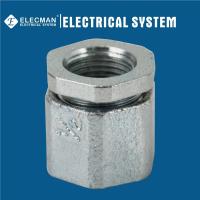 China HDG Malleable Iron IMC Rigid Three Piece Coupling 1/2 Inch for sale