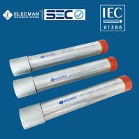 China 50mm Hot Dipped Galvanized IMC Rigid Conduit IEC 61386 Steel Tube 3m Length for sale