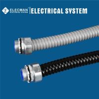 China UL Listed PVC Coated Galvanized Steel Flexible Conduit Black/Grey for sale