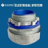 China Zinc Die Cast 1 in Straight Liquid Tight Flexible Conduit Connector Watertight for sale