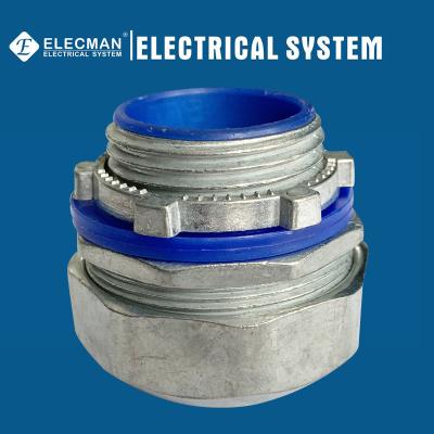 China Zinc Die Cast 1 in Straight Liquid Tight Flexible Conduit Connector Watertight for sale