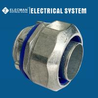 China Zinc Die Cast 1 in Straight Liquid Tight Flexible Conduit Connector Watertight for sale