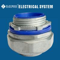 China Straight Type Zinc Liquid Tight Connector 1-1/4 Inch with Insulated Throat UL Listed for sale