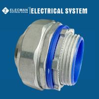 China Straight Type Zinc Liquid Tight Connector 1-1/4 Inch with Insulated Throat UL Listed for sale