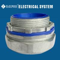 China 2 Inch Zinc Insulated Straight Liquid Tight Flexible Conduit Connector UL Listed for sale