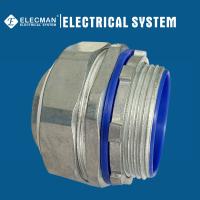 China ELECMAN 2-1/2 In. Insulated Straight Liquid Tight Connector UL Listed for Conduit for sale