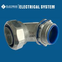 China Zinc 90 Degree Liquid Tight Connector 1-1/4 Inch with Insulated Throat for sale
