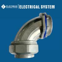 China ELECMAN 2-1/2 In. Insulated 90 Degree Liquid Tight Connector UL Listed for LFMC for sale