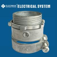 China Zinc Die Cast Straight Squeeze Connector for Armored Cable 1/2 to 4 Inch UL Listed for sale