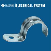 China Galvanized Steel 1 Inch 1-Hole EMT Conduit Strap UL Listed for Secure Mounting for sale