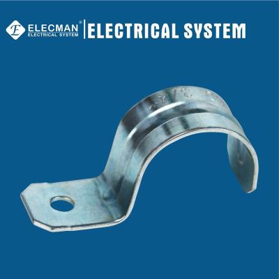 China IMC Rigid Strap One Hole Galvanized Steel 3/4 in Conduit Fitting UL Listed for sale
