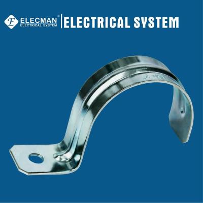 China Conduit Fitting 2 In. IMC Rigid Strap One Hole Galvanized Steel for sale