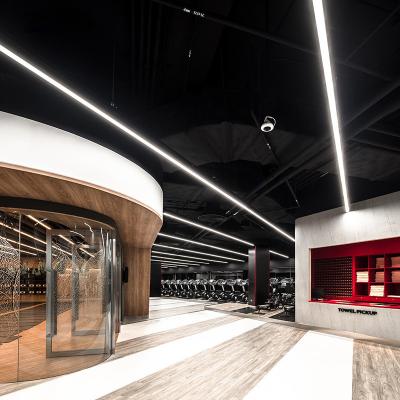 China Dimmable LED Linear Light Fixture 3-Sided 50W 6000lm Custom Lengths Up to 3 Meters for sale