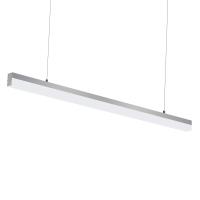 China Dimmable LED Linear Light Fixture 3-Sided 50W 6000lm Custom Lengths Up to 3 Meters for sale