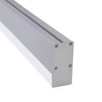 China Dimmable LED Linear Light Fixture 3-Sided 50W 6000lm Custom Lengths Up to 3 Meters for sale