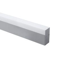 China 3-Sided LED Linear Light Fixture with DMX & Zigbee Control, 50W 6000lm Output, Custom Lengths to 3 Meters for sale