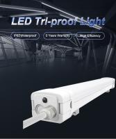 China Aluminum LED Tri-Proof Light Fixture IP65 120° Beam Angle 50,000 Hours Lifespan for Warehouse Lighting for sale
