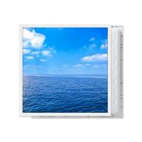 China 300x300mm Outdoor Solar LED Flat Panel Light - 20W 2000lm IP44 Rated Aluminum Construction for sale
