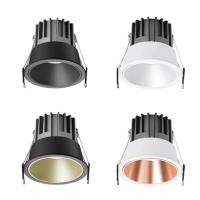 China 9W Trimless Recessed COB LED Downlight 220V Aluminum for Hotel Indoor Decoration for sale