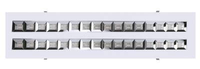 China 140LM/W LED Grille Panel Light 1600×400mm with DALI Dimmable Control and IK09 Rating for sale