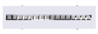 China 140LM/W LED Grille Panel Light 1600×400mm with DALI Dimmable Control and IK09 Rating for sale