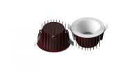 China Aluminum LED Downlight 6W-24W IP65 Rated with 50,000+ Hour Lifespan and 60° Beam Angle for sale