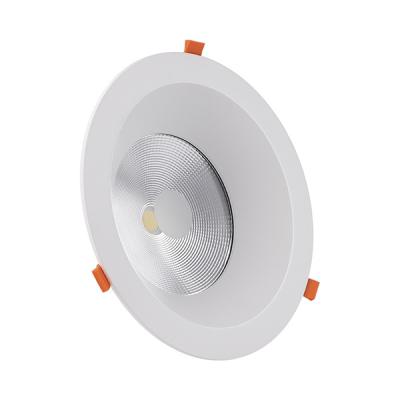 China 60° Beam Angle IP65 Aluminum LED Downlight with 50,000+ Hour Lifespan - 6W to 24W Options for sale