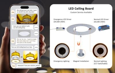 China Custom Dimmable LED Ceiling Lamp 20W 100V-220V Aluminum Panel Light with 5-Year Warranty for sale