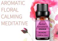 China Geranium Blossom Pure Essential Oils Cell Growth Stimulation Skin Rejuvenate for sale