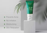 China Anti Acne Face Cleanser Skin Care Tea Tree Renewal 100ml Volume Impurities Removing for sale