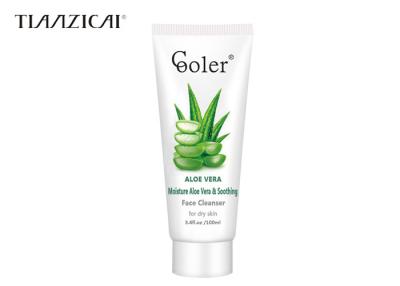 China Aloe Vera Gentle Face Cleanser Soothing Moisture Non Comedogenic Healthy for sale