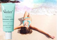 China Sunscreen Moisturizing Tanning Lotion Mild Daily Application Oil Control Softness Maintain for sale