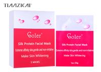 China Protein Silk Skin Care Sheet Mask Gentle Non Irritative Flawless Whitening for sale