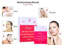 China Protein Silk Skin Care Sheet Mask Gentle Non Irritative Flawless Whitening for sale