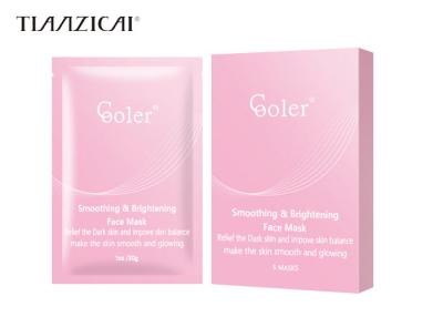 China Brightening Skin Care Sheet Mask , Skincare Routine Face Mask Anti Inflammatory for sale