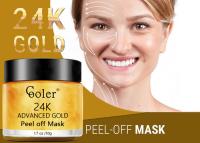 China 24K Gold  Skin Care Peel Off Mask Rejuvenating Anti Aging Reduces Fine Lines for sale