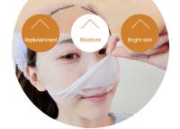 China Professional Silk Protein Face Mask Relief Skin Anti Wrinkle Nourishing With OEM ODM Service for sale