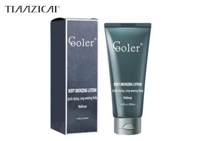 China 100ml Instant Sun Tan Lotion , Self Tanning Face Cream For Darker Bronzer Skin for sale