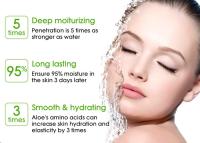 China Aloe Vera Gentle Face Cleanser Soothing Moisture Non Comedogenic Healthy for sale