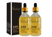 China ODM 24k Pure Gold Foil Essence Serum , Face Serum Oil For Reducing Fine Lines Brightening Skin Tone for sale