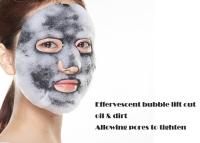 China Fresh Scented Face Moisturizing Charcoal Black Bubble Sheet Mask for sale