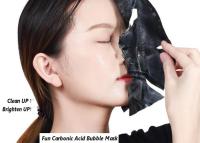 China Carbonated Bubble Sheet Face Mask for sale