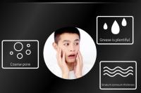 China Men Strenth Cool Oil Control Face Cleanser Skin Care for sale