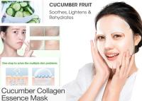 China Cucumber Soothing Skin Care Sheet Mask For Dry Skin Deeply Moisturizing for sale