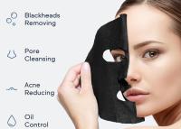 China 25ml Charcoal Black Skin Care Sheet Mask For Oily Skin And Pores for sale