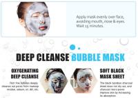 China Deep Purifying Black Bubble Mask Charcoal Detoxify And Tighten Skin for sale
