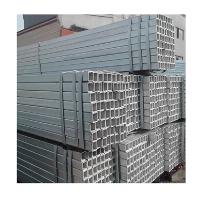China Non-oiled 16 gauge galvanized steel square tubing 2x2 4x4 2.5x2.5 for structural support systems for sale