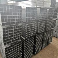 China Hardness Mid Hard Steel Construction Square Steel Tube 20mm Per Kg with Galvanized Coating for sale