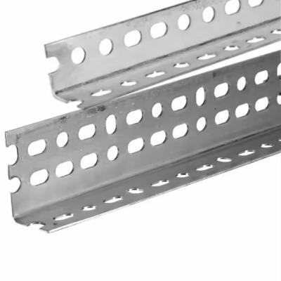 China Construction Decoration Stainless Slotted Angle Steel Rack Frame for Standard AiSi and Air Conditioner Bracket 120 Degree for sale