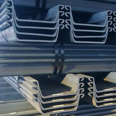 China 12m U-type and Z-type Cold Formed Stainless Carbon Steel Sheet Pile with Type 3 Steel Profiles 400x100x10.5mm for sale